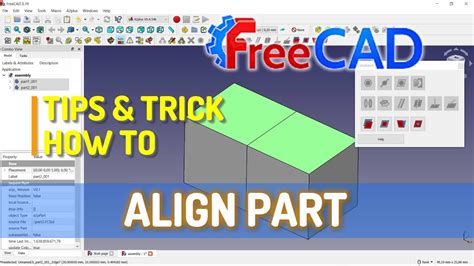 FreeCAD How To Align Parts YouTube