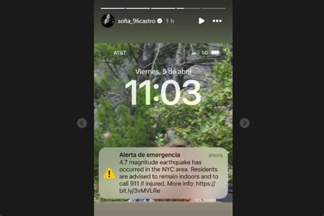 Sofía Castro Vive Sismo En La Ciudad De Nueva York