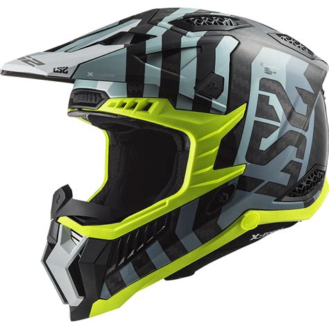 Casque Ls2 Mx703 X Force Barrier Sky Blue
