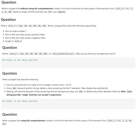 Solved Question Write A Snippet That Without Using List Chegg
