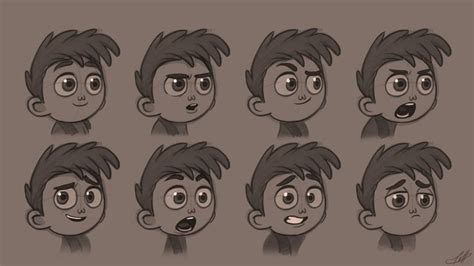 Expression Tests Character Design Book Illustration Art