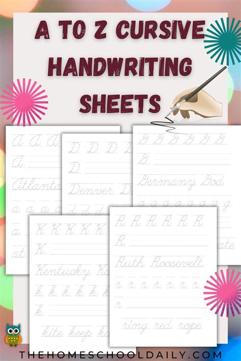 Printable Workbook Featuring Cursive Handwriting Practice For Teens And Adult Learners Artofit