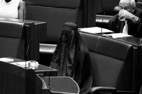 A Non Muslim Australian Senator Wore A Burka In Parliament