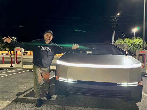 Tesla Cybertruck Road Trip Youtuber Travels Miles Charging Stops Due To Low