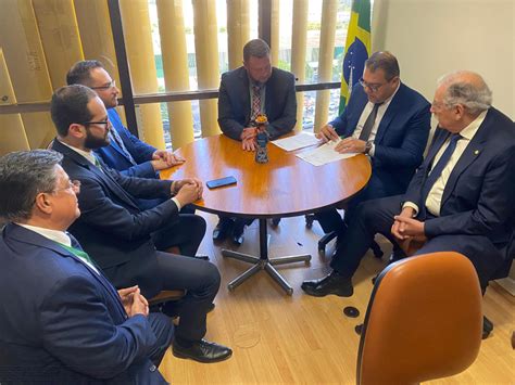 Alan Guedes Vai à Brasília E Pede Apoio Da Bancada Federal Para