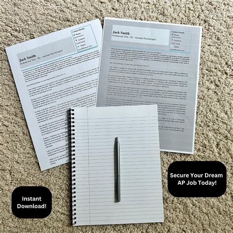 Assistant Psychologist Cv Templates And Cover Letters Includes Detailed