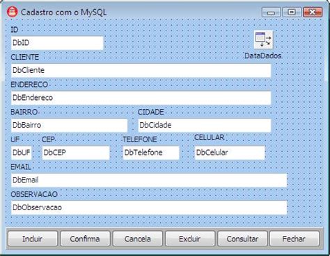 Criando uma Aplicação RAD 2010 e MySQL 5 1 Parte 4 DevMedia