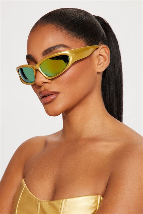 Blinding Lights Sunglasses Gold Fashion Nova Sunglasses Fashion Nova