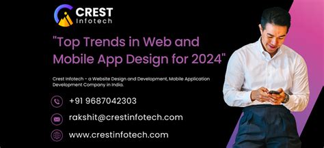 Top Trends In Web And Mobile App Design For 2024 Crest Infotech