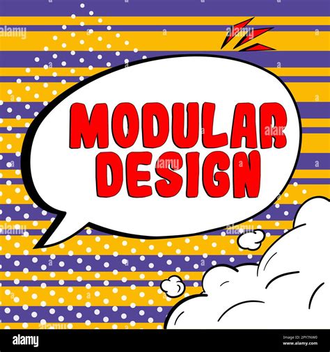 Conceptual Caption Modular Design Business Showcase Product Designing To Produce Product By