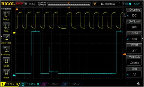 I2c Debugging With A Rigol Ds1054z Oscilloscope Trigger And Decode