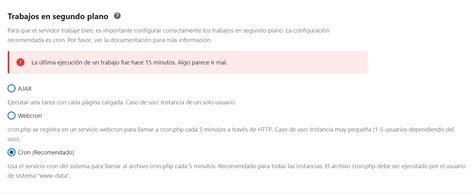 Error With Cronphp ℹ️ Support Nextcloud Community
