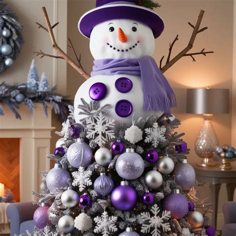 Frosty Delight Transform Your Holidays With A Snowman Christmas Tree