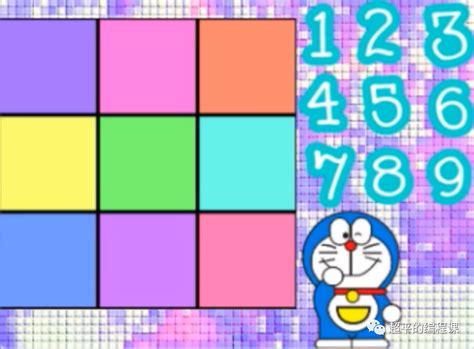 九宫格游戏 第14届蓝桥杯省赛scratch初级组真题第5题九宫格游戏。 具体要求 1 点击绿旗角色、背景如图所示考生自行完成九宫