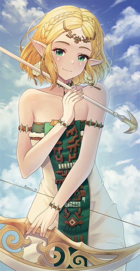 Princess Zelda The Legend Of Zelda And 1 More Drawn By Doiparuni