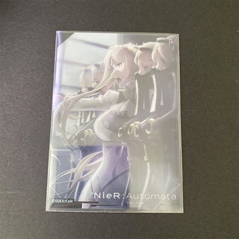 ニーアオートマタ 司令官 クリアカードコレクション① メルカリ