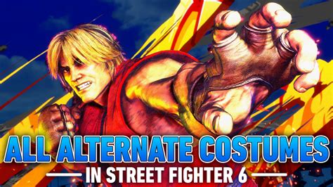 Galería All Alternate Character Costumes In Street Fighter 6