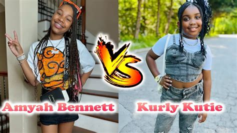 Amyah Bennett VS Kurly Kutie Transformation From Baby To Now Years Old YouTube