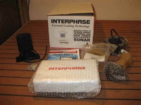 Interphase New U1 Scan 90c Forward Scanning Sonar System W Thru Hull Transducer Max Marine