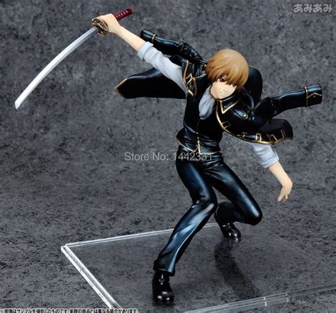 16cm Megahouse Silver Soul Gin Tama Gintama Okita Sougo Sakata Gintoki