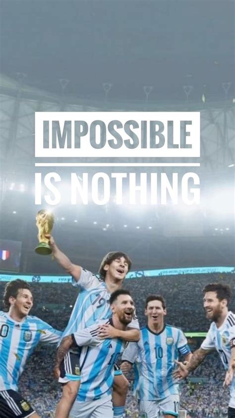 Messi Impossible Is Nothing Fotos De Fútbol Futbol Messi