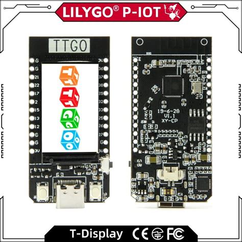LILYGO TTGO T Display ESP32 Placa De Desarrollo WiFi Bluetooth 1 14 Pulgadas ST7789V IPS