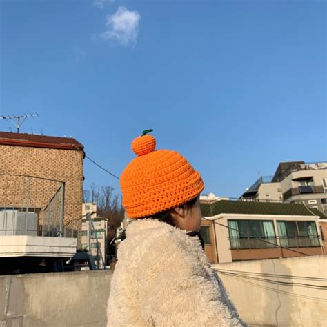 🍊리얼 귤 모자딸기모자과일변경가능 아이디어스