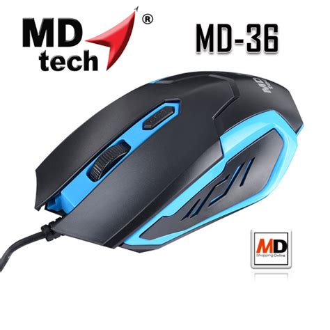 เมาส์ Usb Optical Mouse Md Tech Md 36 Th