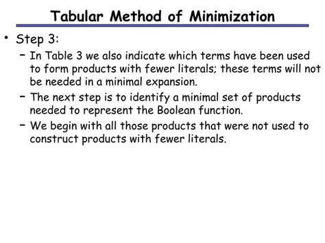 Minimization Of Boolean Functions Ppt