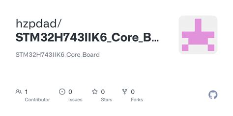 Github Hzpdad Stm32h743iik6 Core Board Stm32h743iik6 Core Board