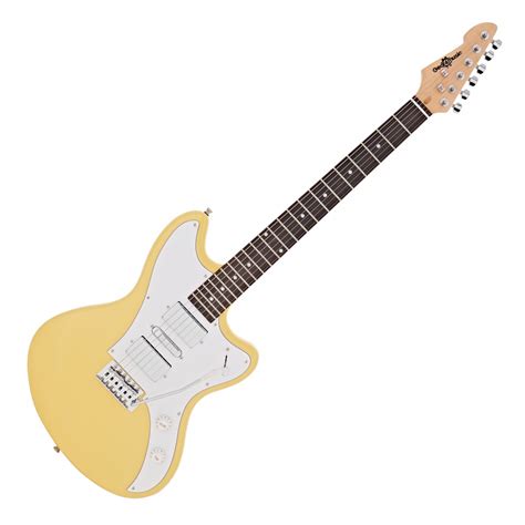 Seattle Electric Guitar By Gear4music Vintage Yellow At Gear4music