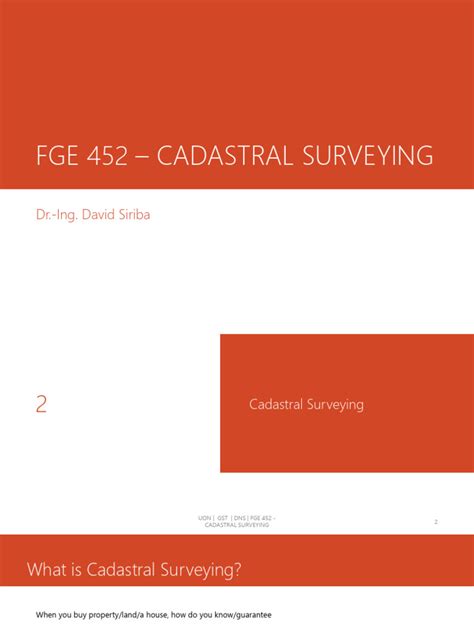 Cadastral Surveying Pdf Surveying Land Lot