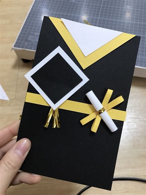 2월 졸업식 졸업식 초대장 만들기 사각형으로 간단하게 만들 수 있는 졸업식 초대장이에요 원에 작 초대장