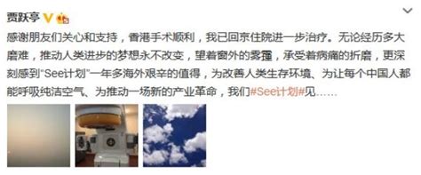 賈躍亭微博發聲自證從港回京治療 快訊 文匯網