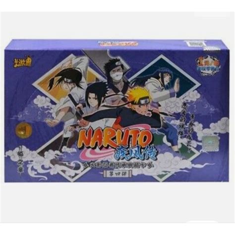 Naruto Cards Kayou Official Booster Box Tier Wave Shopee Malaysia