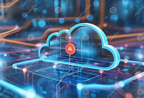 Cloud Computing Visualized With A Digital Globe And Cloud Technology