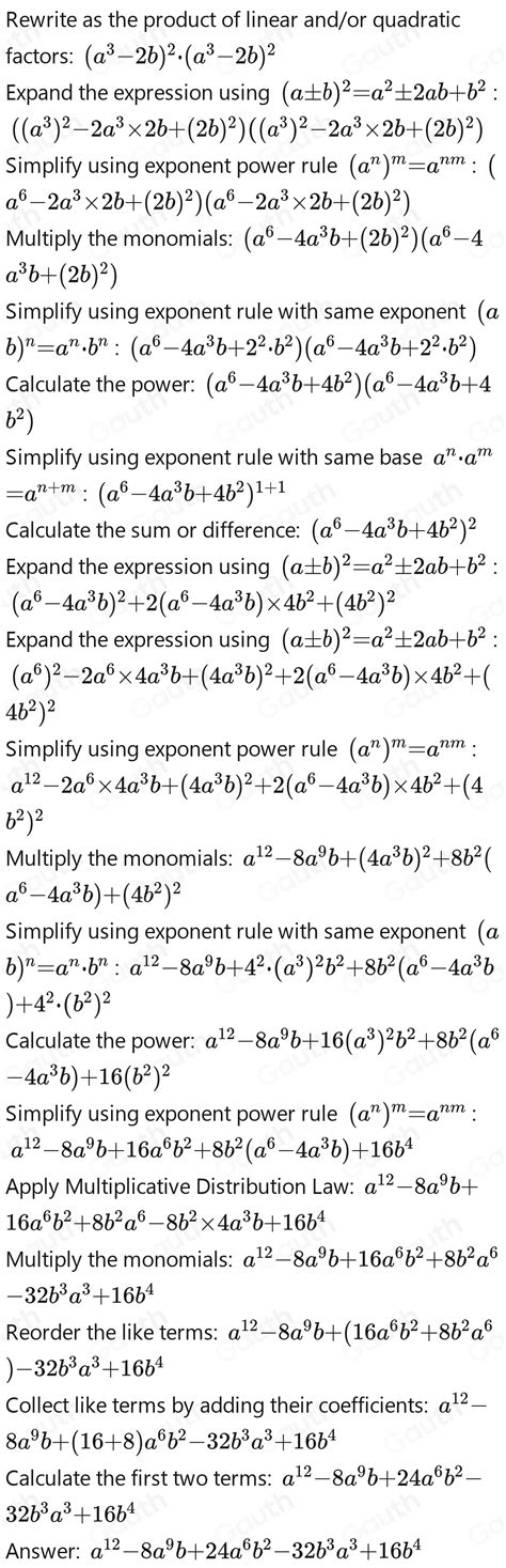 solved a 3 2b 4 [math]