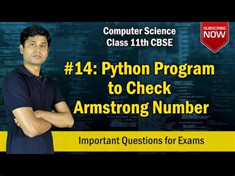 Python Program To Check Armstrong Number And Armstrong Number In Python