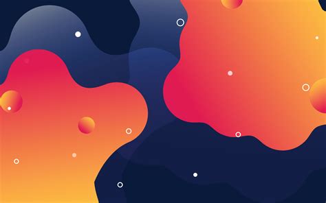 Beautiful Abstract Background With Gradient Rainbow Blob Fluid Liquid