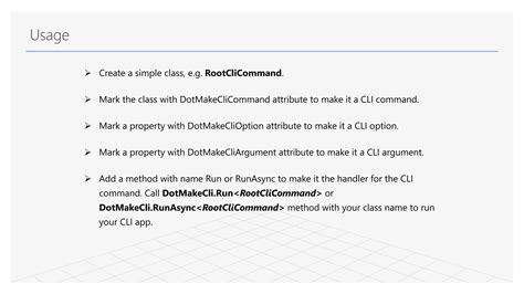 Intro To Dotmake Command Line Pptx Programming Languages Computing