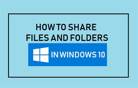 How To Setup File Sharing In Windows 10 Network Nucleio Information Services
