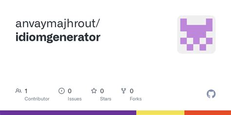 Github Anvaymajhroutidiomgenerator