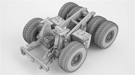 Mining Truck Chassis 3d Model Turbosquid 1563907
