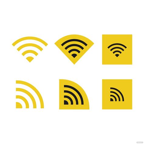 Free Cute Wifi Symbol Vector Eps Illustrator  Png Svg