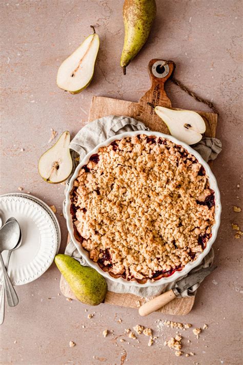 Crumble Cake Poires Chocolat Artofit