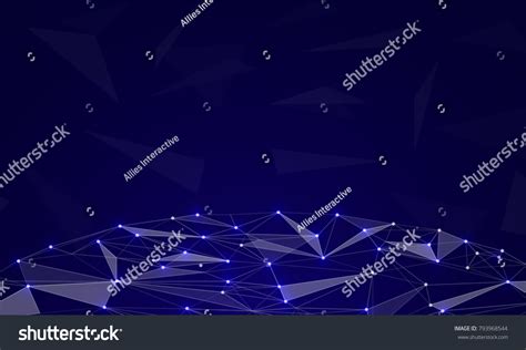 blockchain network concept distributed ledger computer stock vector
