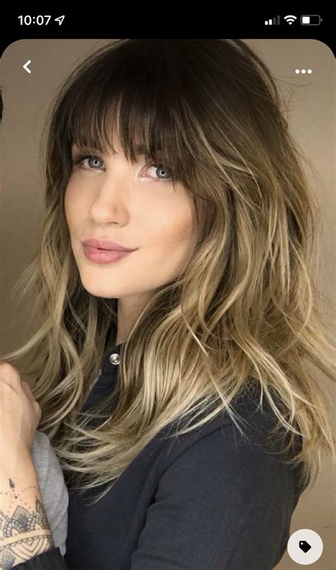 Cute Haircuts And Hairstyles With Bangs Brunette Textured Hairstyle With Bangs Artofit
