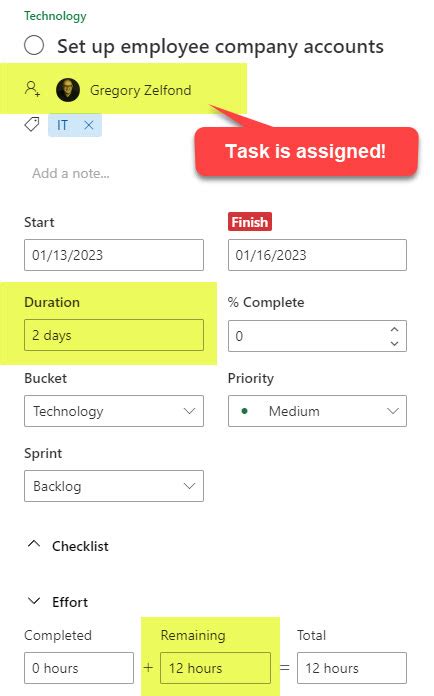 Effort Vs Duration In Project For The Web Sharepoint Maven