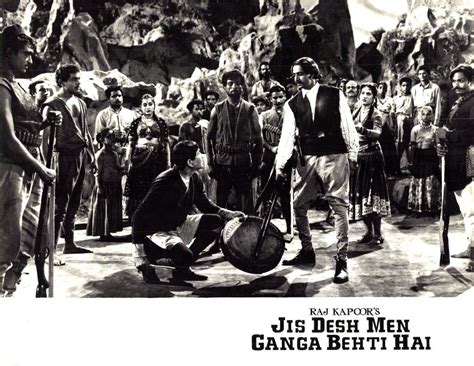 Raj Kapoor & Pran - Jis Desh Men Ganga Behti Hai (1960) | Historical figures, Movie posters, Poster