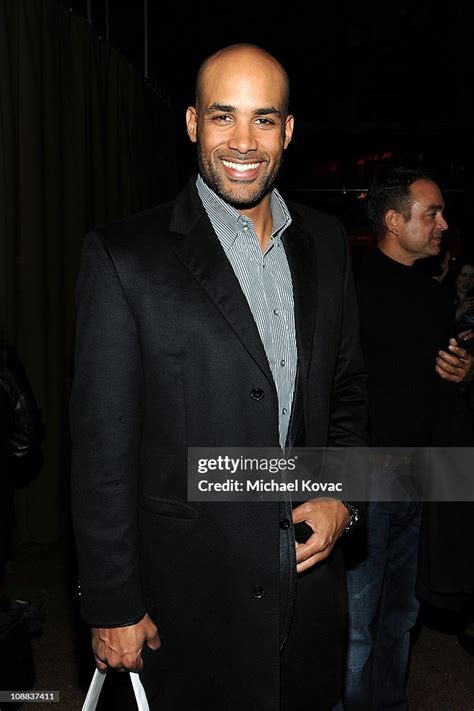 Actor Boris Kodjoe Attends Gq Cadillac Lacoste And Patron Tequila